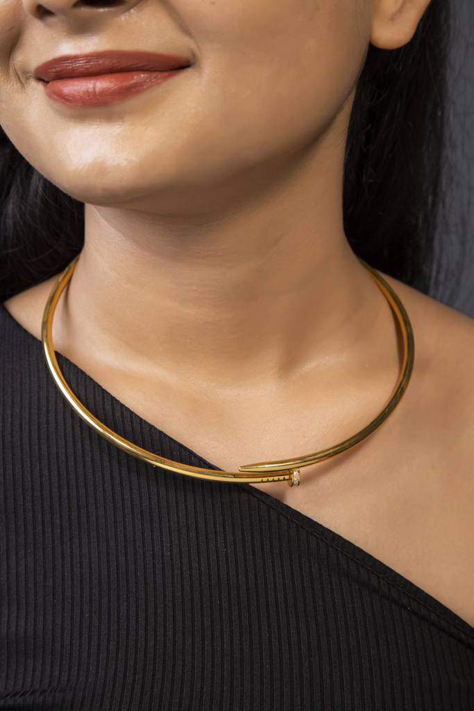 Gold Radiant Halo Choker | Gold Radiant Halo Choker · Eternz