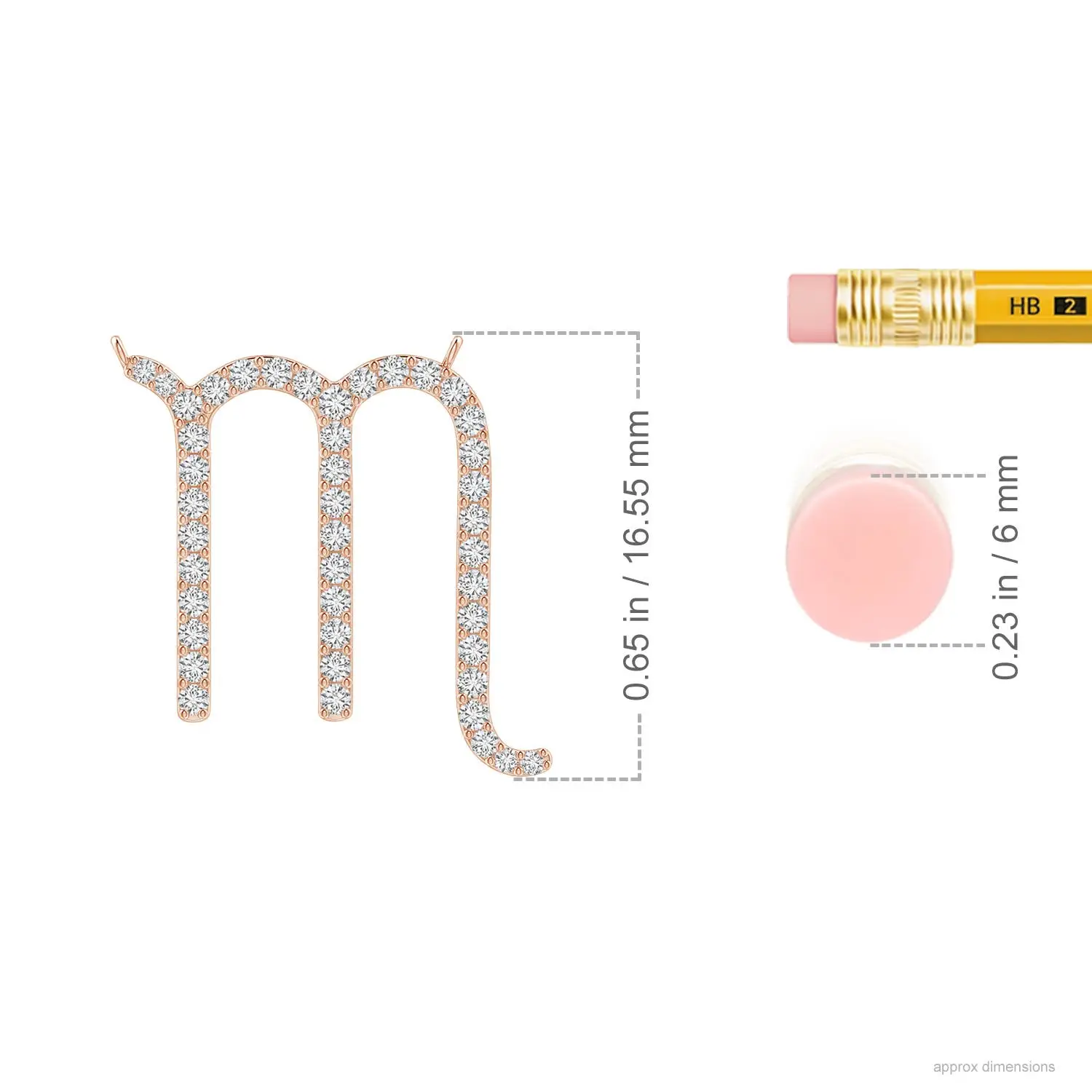 Diamond Scorpio Zodiac Sign Pendant | Diamond Scorpio Zodiac Sign ...