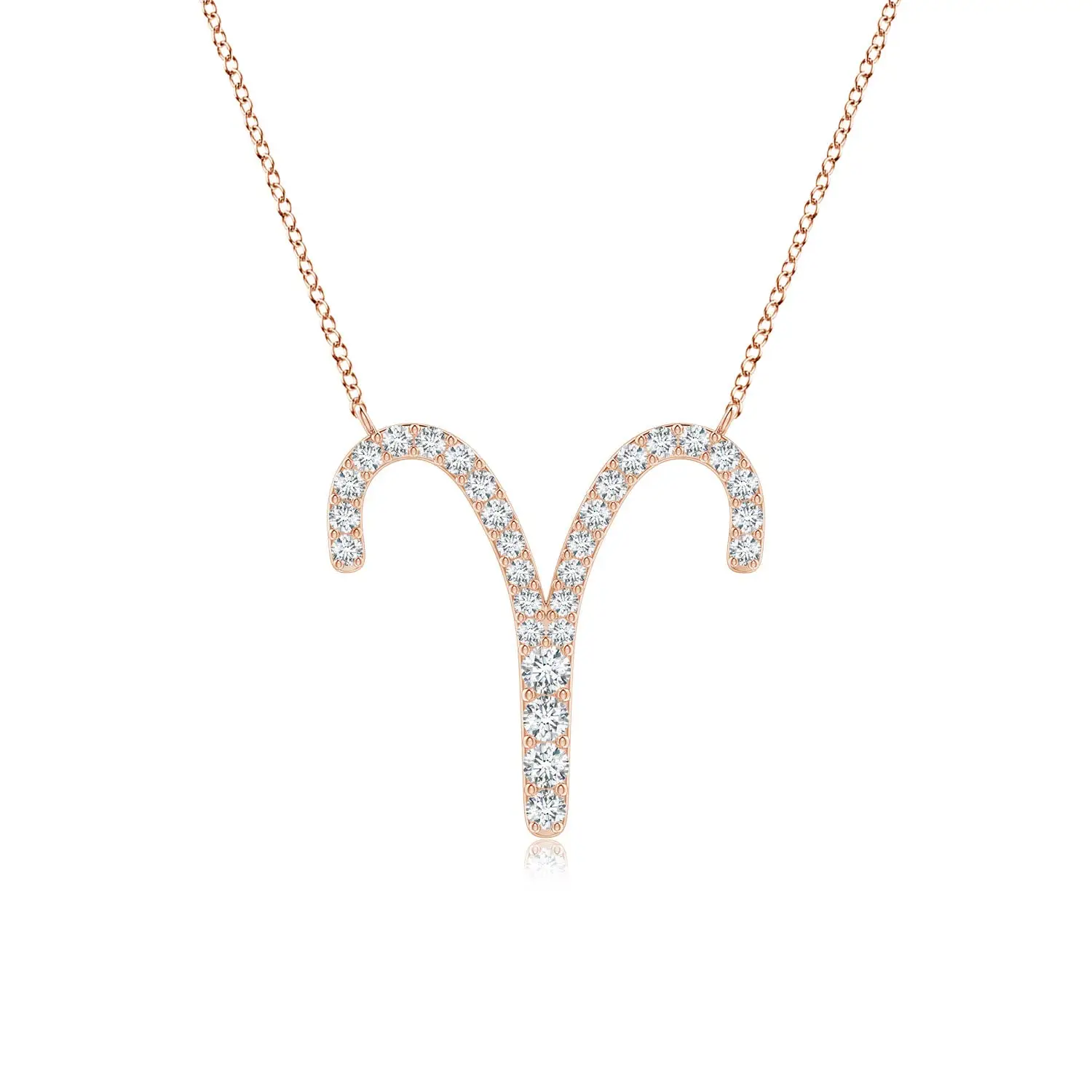 Diamond Aries Zodiac Sign Pendant | Diamond Aries Zodiac Sign Pendant ...