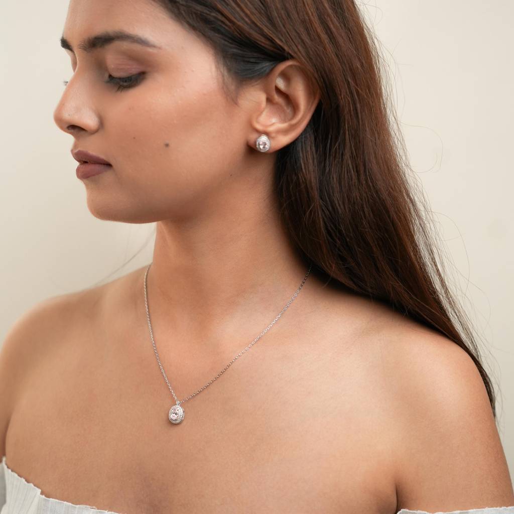Aphrodite: 925 Sterling Silver Soft Pink Set For Women | Aphrodite Soft ...