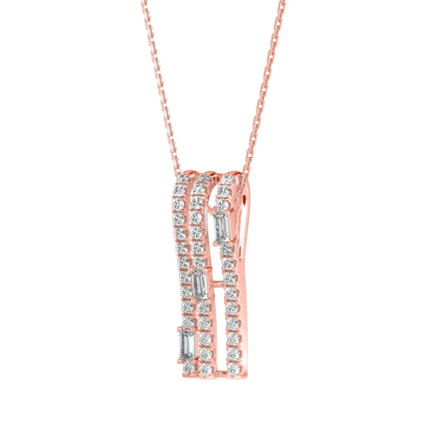 Vertical Bar Diamond Pendant | Vertical Bar Diamond Pendant · Eternz