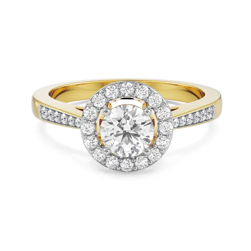Jenny Halo Diamond Ring | Jenny Halo Diamond Ring · Eternz