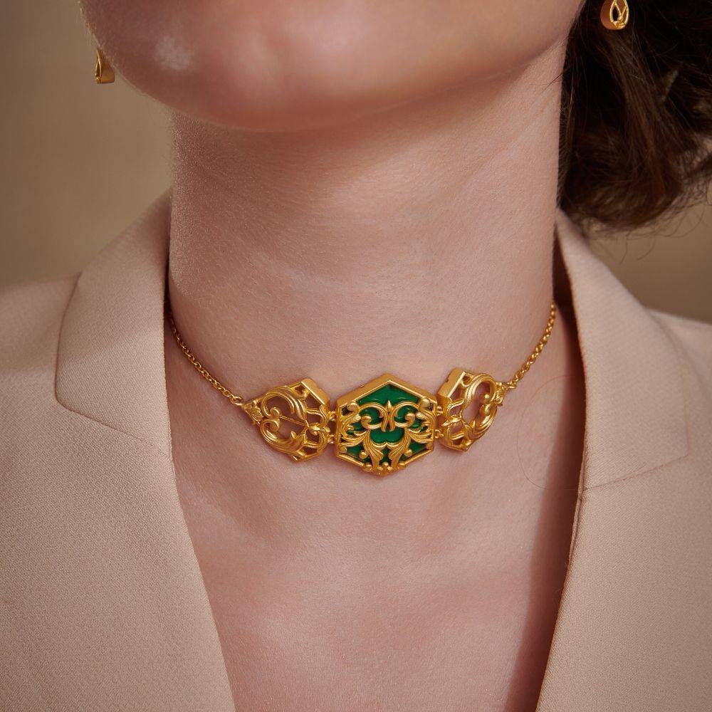 Filigree Finesse Choker | Blue Filigree Finesse Choker · Eternz