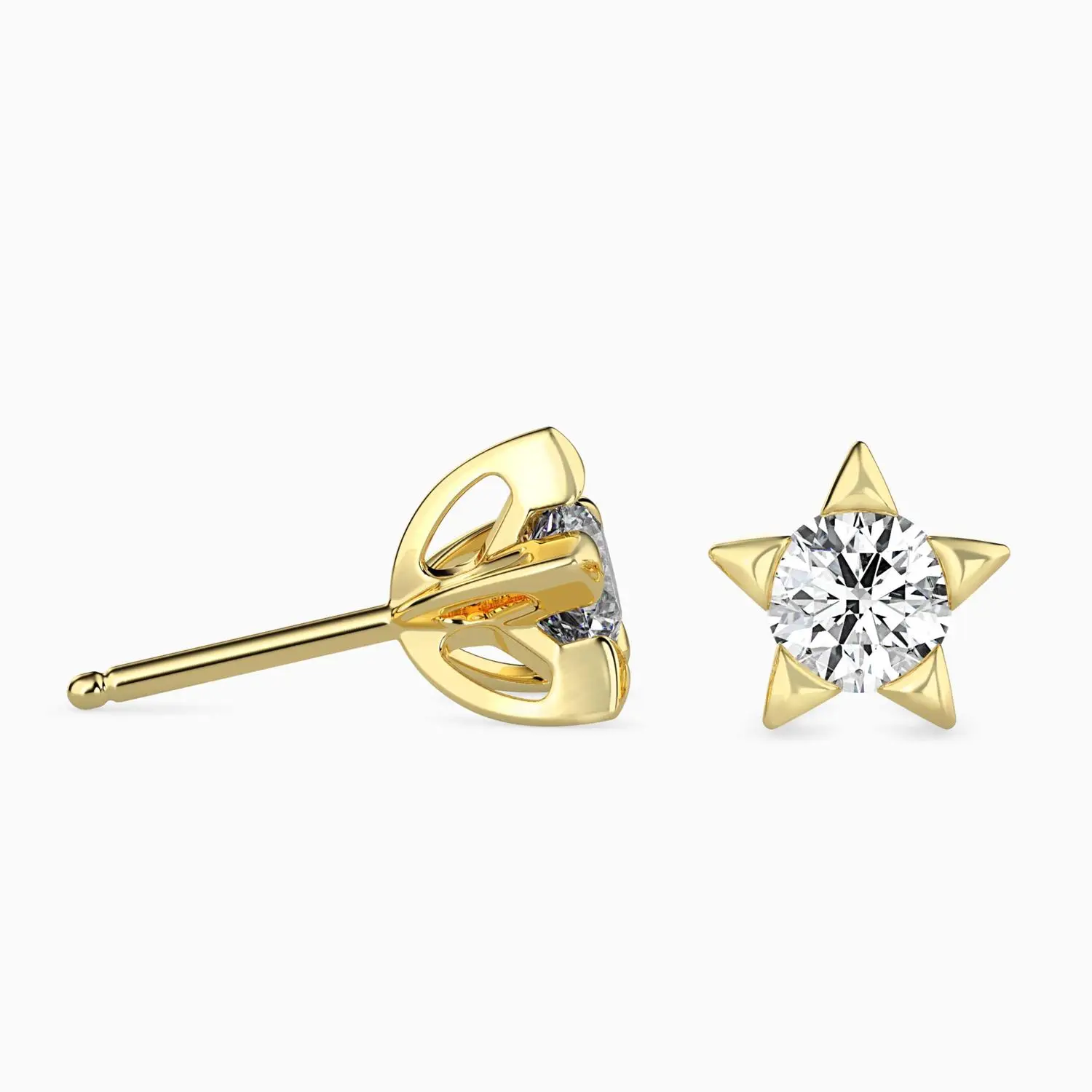 Solitaire Star Studs | Solitaire Star Studs · Eternz