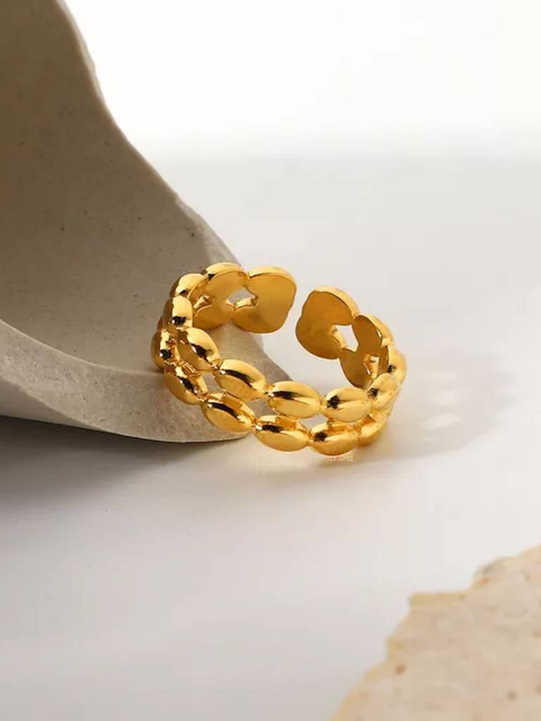 Double Dotted Line Ring | Double Dotted Line Ring · Eternz