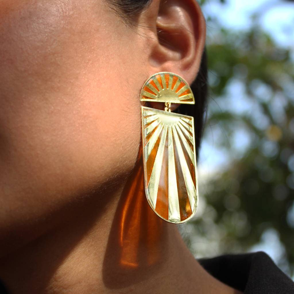Sun Shine Resin Earrings | Sun Shine Resin Earrings · Eternz