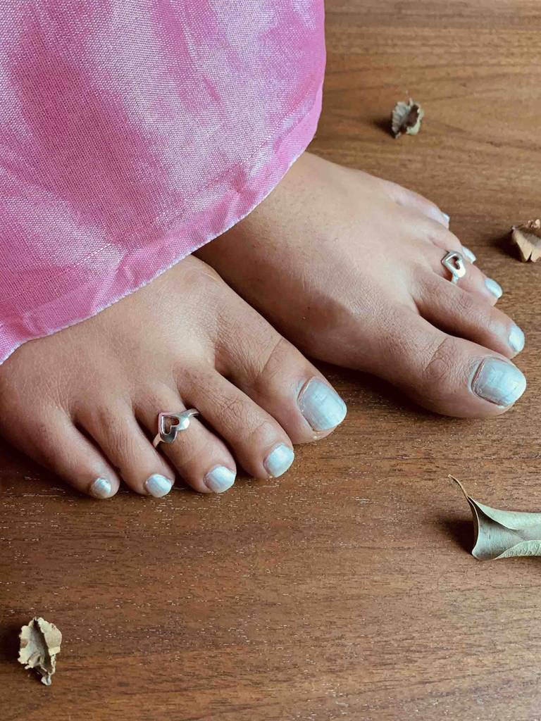 Sliver Heart Shape Toe Ring | Sliver Heart Shape Toe Ring · Eternz