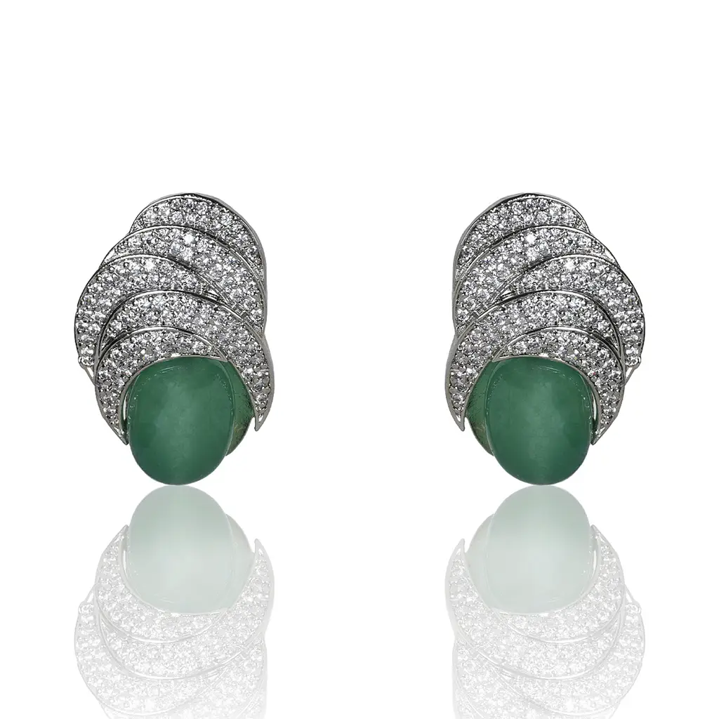 Aqua Onyx With Zircon Tops | Aqua Onyx With Zircon Tops · Eternz