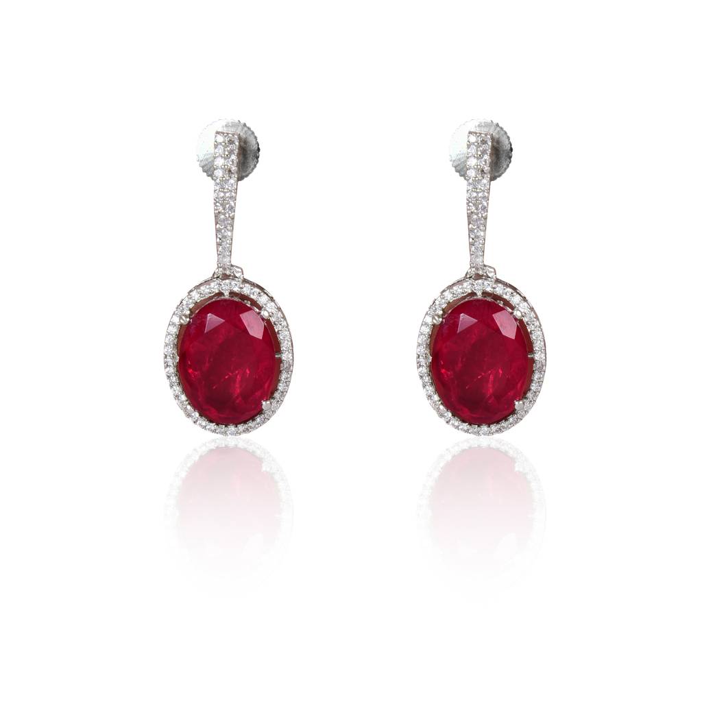 Ruby Dangler Earrings | Ruby Dangler Earrings · Eternz