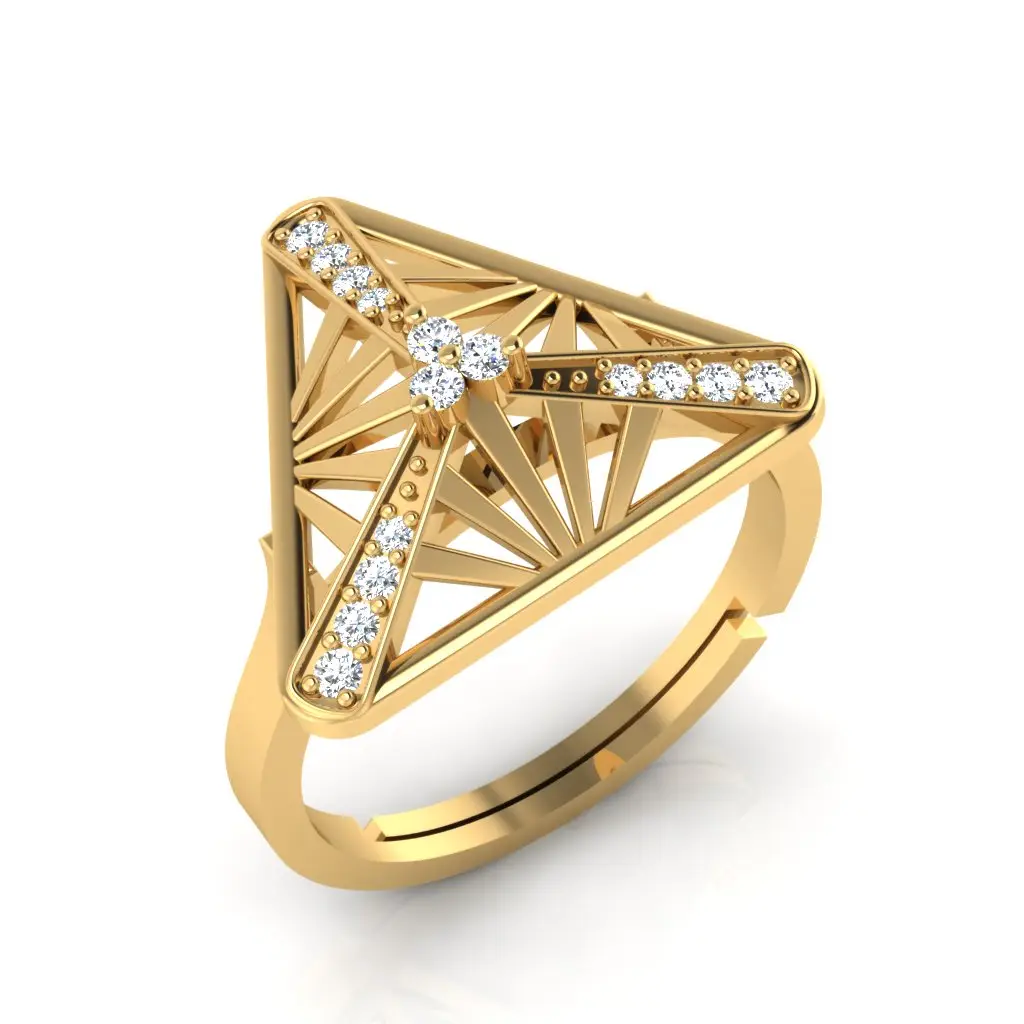 Larine Designer Silver Ring | Larine Designer Silver Ring · Eternz