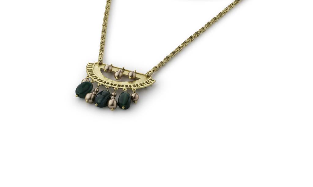 Rumeli Crescent Drops Necklace | Rumeli Crescent Drops Necklace · Eternz