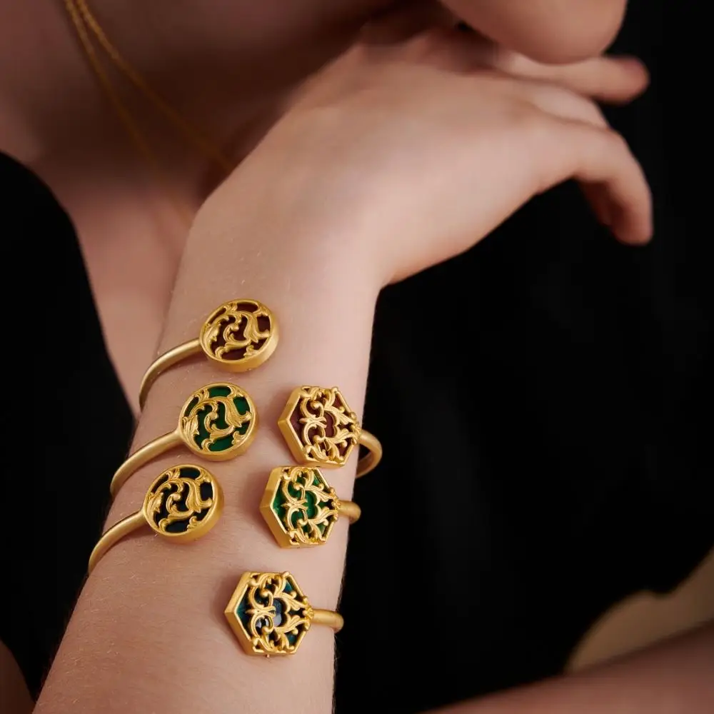 Rocialle Cuff Bracelet | Blue Rocialle Cuff Bracelet · Eternz