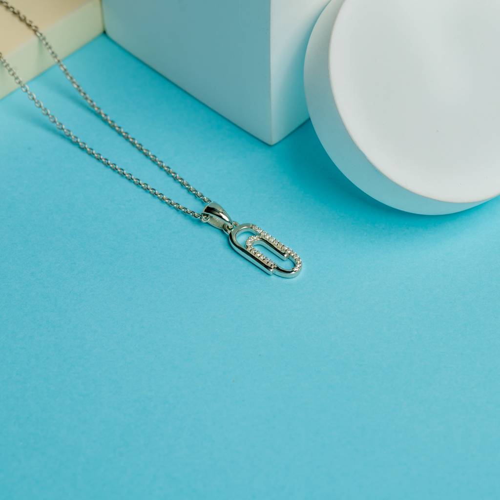 Chic Paperclip Pendant With Chain | Chic Paperclip Pendant with Chain ...