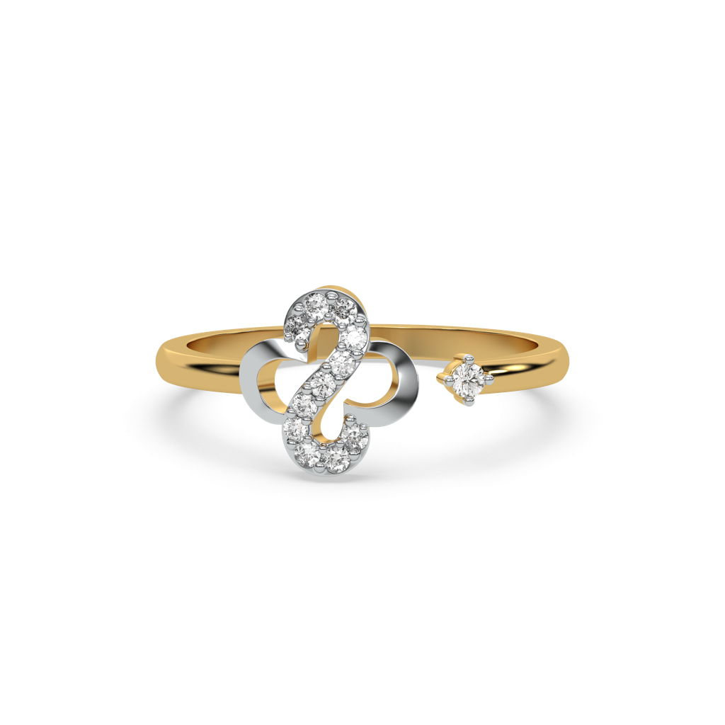 Clover S-Open - Lab Diamond Open Top Ring | Clover S-Open - Lab Diamond ...