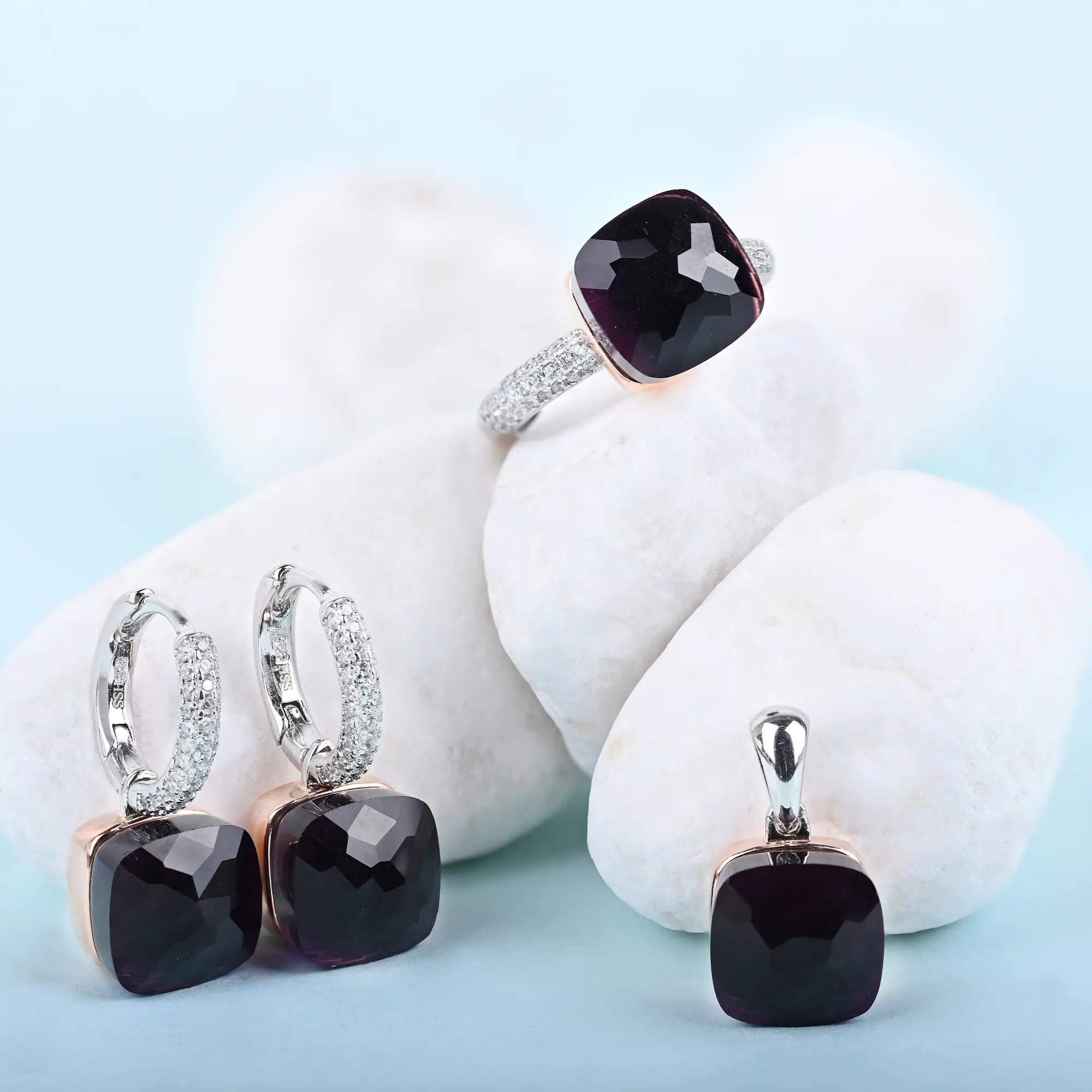 Royal Garnet Radiance Set | Royal Garnet Radiance Set · Eternz