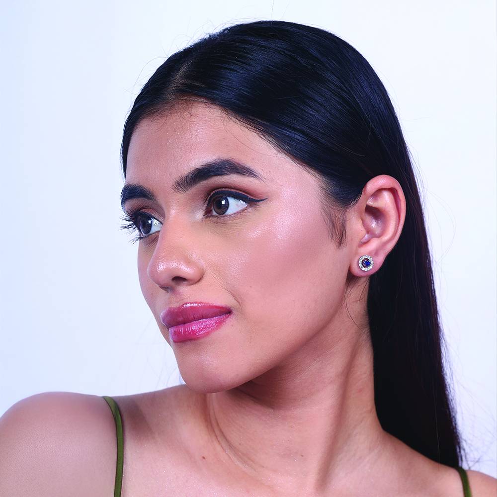 Wink Of Protection - Lab Diamond Stud Earrings | Wink Of Protection ...
