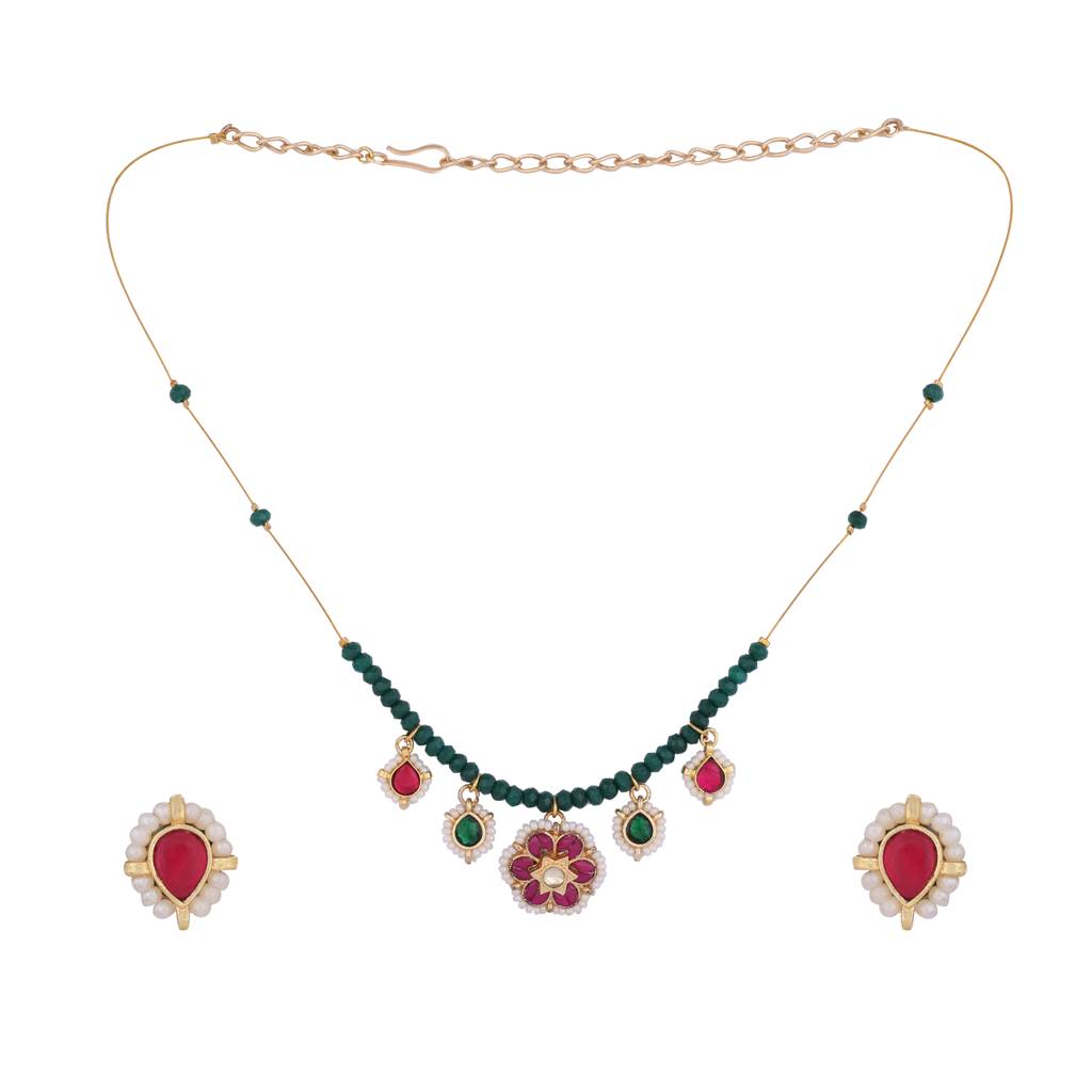 Ruby Floret Necklace Set | Ruby Floret Necklace Set · Eternz