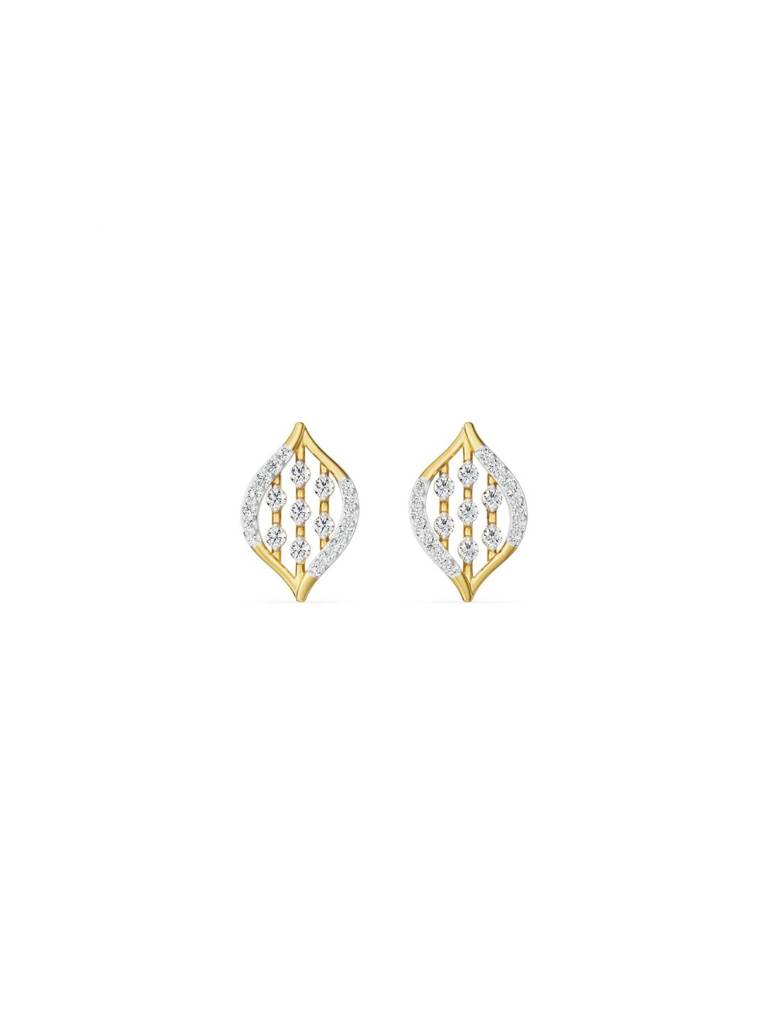 Parallel Stroke Diamond Earrings | Parallel Stroke Diamond Earrings ...