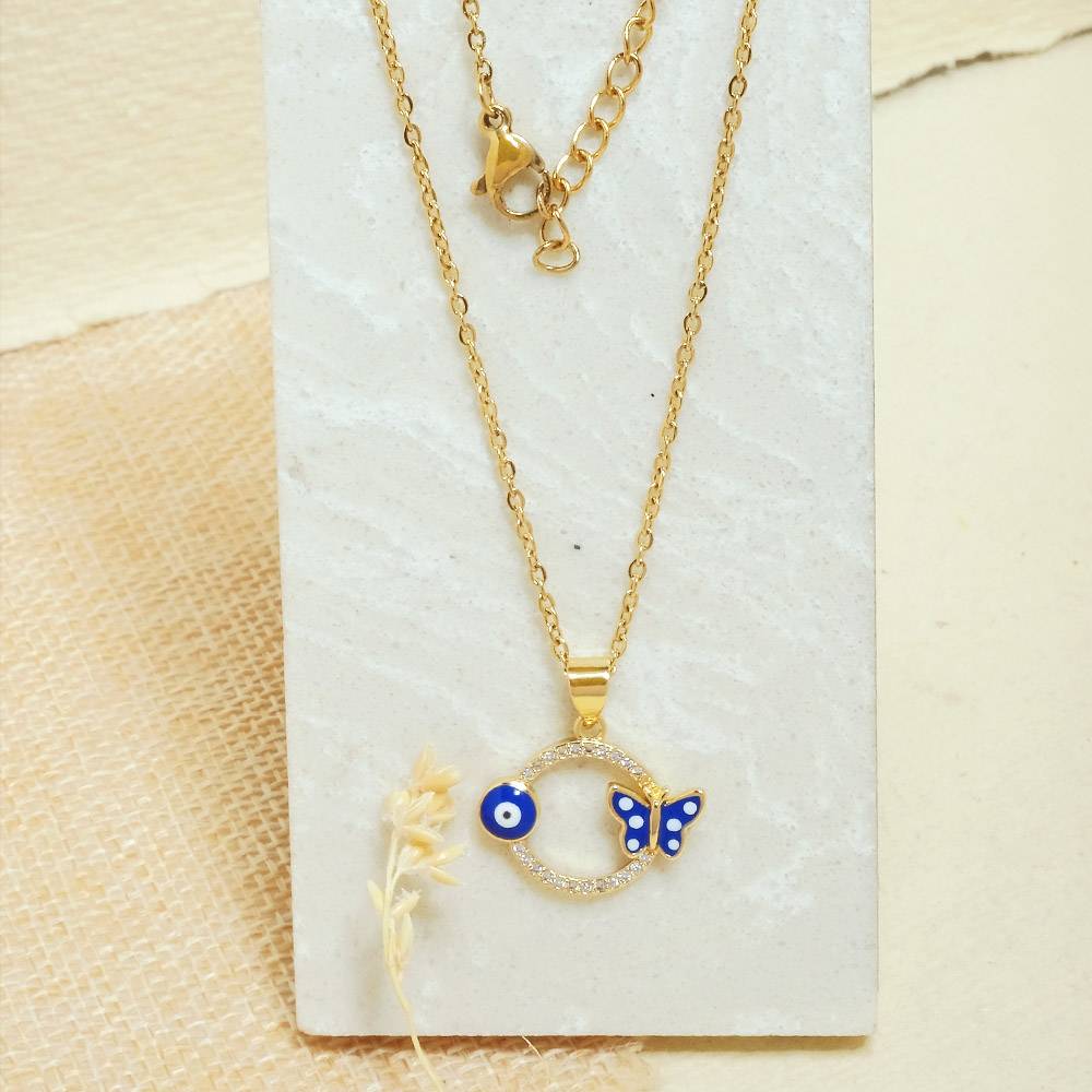 Evil Eye Butterfly Necklace | Evil Eye Butterfly Necklace · Eternz