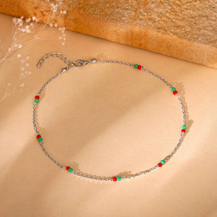 Silver Ember Spark Anklet | Silver Ember Spark Anklet · Eternz