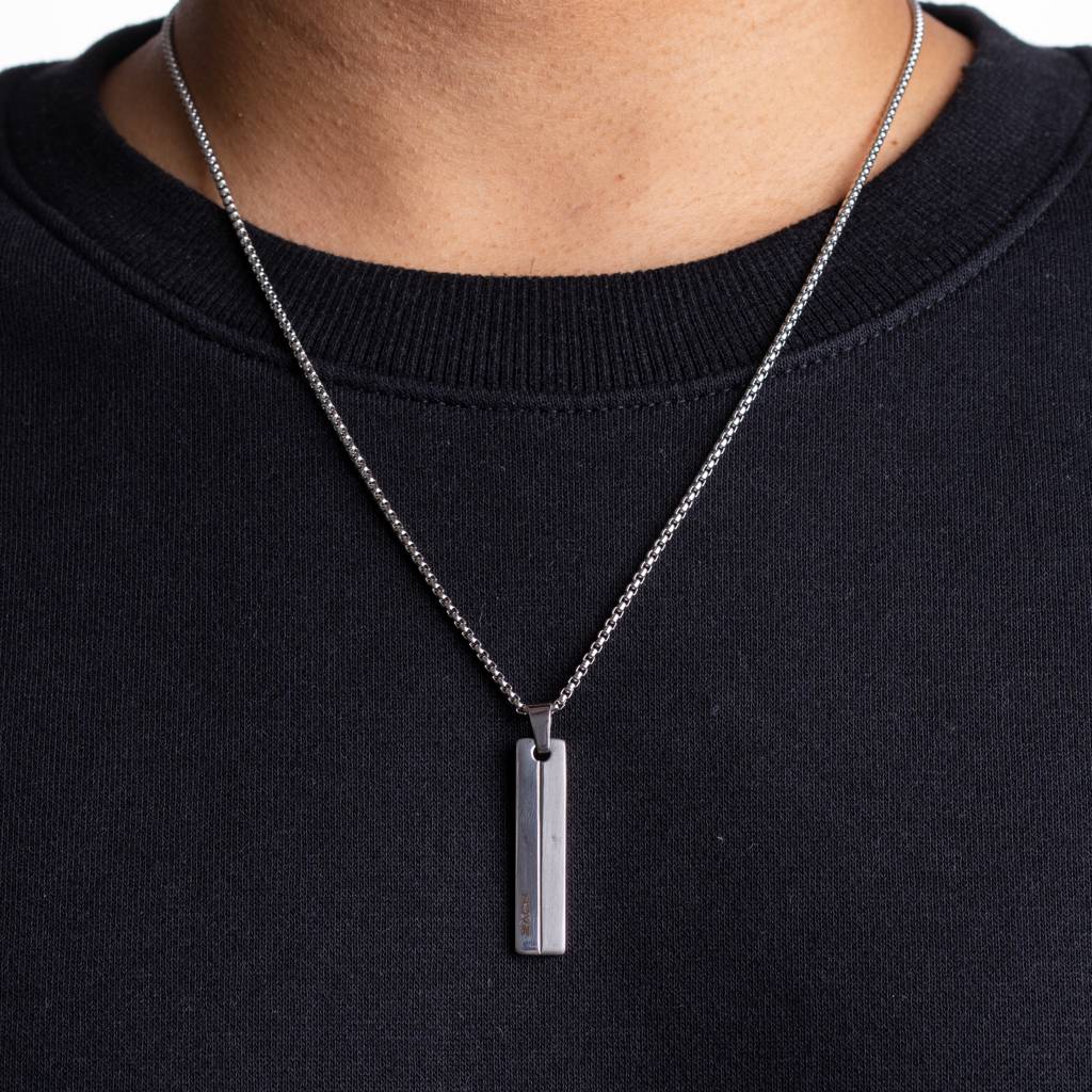 Duon Pendant - Steele Silver | Duon Pendant - Steele Silver · Eternz