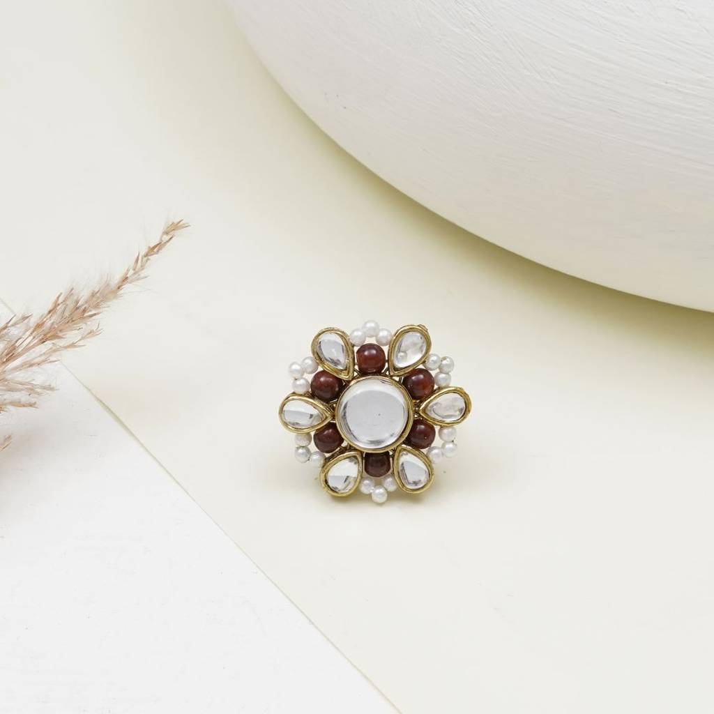 Beaded Bloom Adjustable Ring | Beaded Bloom Adjustable Ring · Eternz