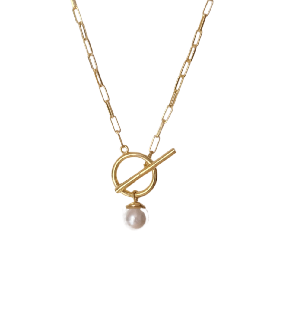Open Lock Pearl Necklace | Open Lock Pearl Necklace · Eternz