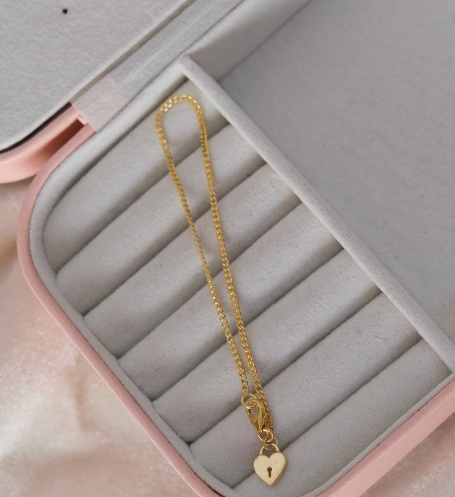 Heart Lock Charm Bracelet | Heart Lock Charm Bracelet · Eternz