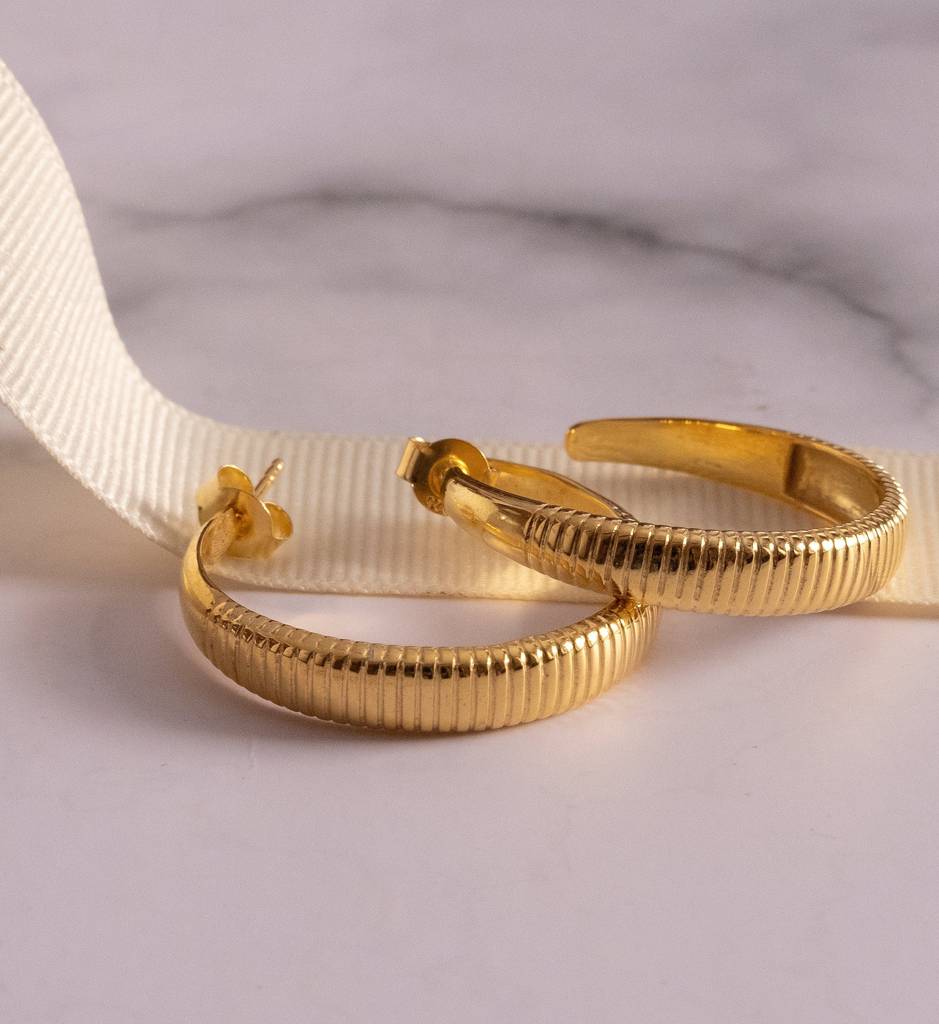 Big Lined Hoops | Big Lined Hoops · Eternz