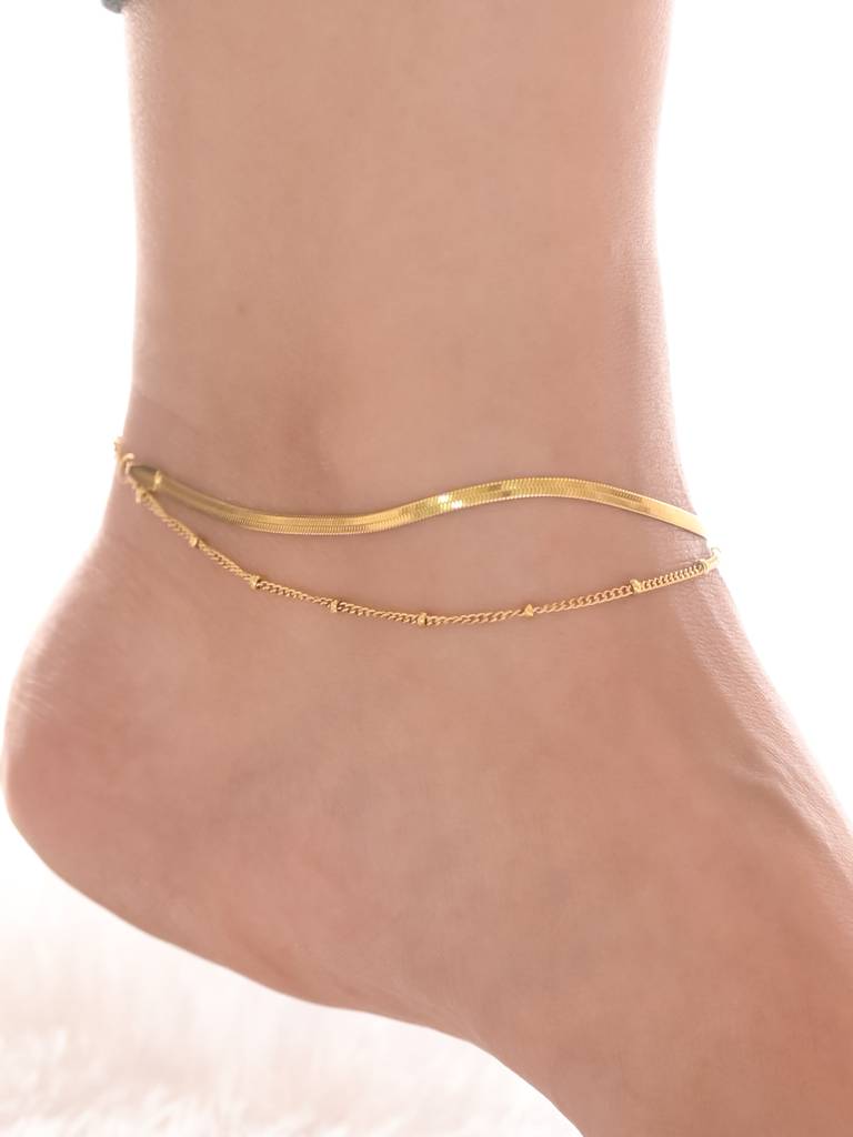 Snake Weave Chain Anklet | Snake Weave Chain Anklet · Eternz