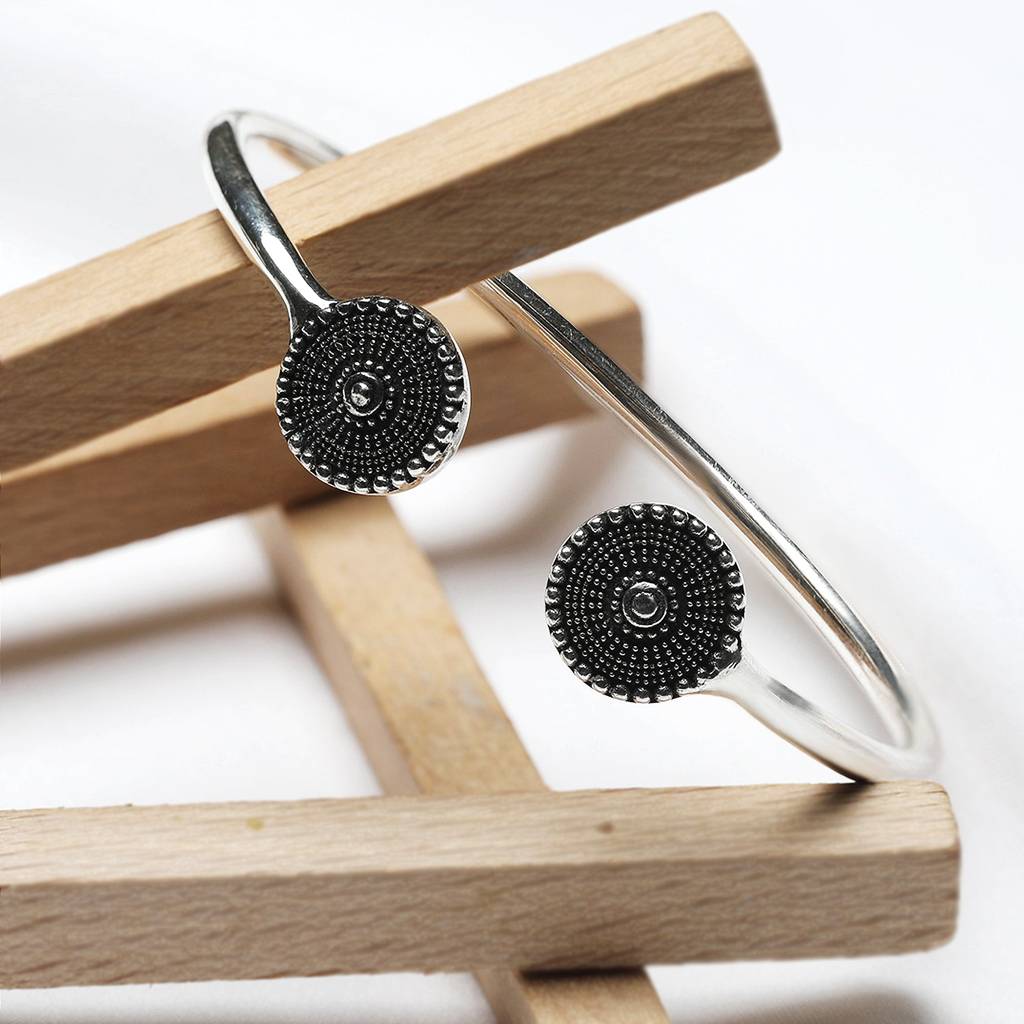 Oxidised Silver Minimal Bracelet | Oxidised Silver Minimal Bracelet ...