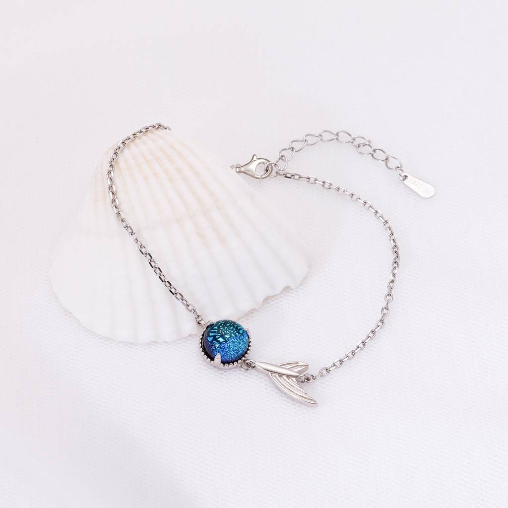 Silver Fin In Ocean Bracelet | Silver Fin In Ocean Bracelet · Eternz