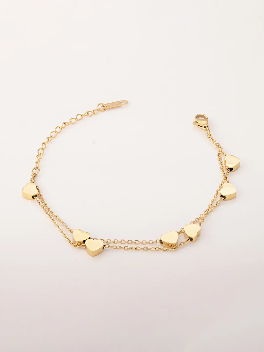 Stainless Steel Paris Multi-Heart Bracelet | Stainless Steel Paris Multi-Heart Bracelet · Eternz