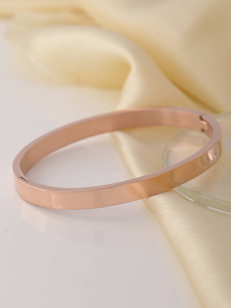 Rose Gold Rose Gold-Plated Bangle-Style Bracelet | Rose Gold Rose Gold ...
