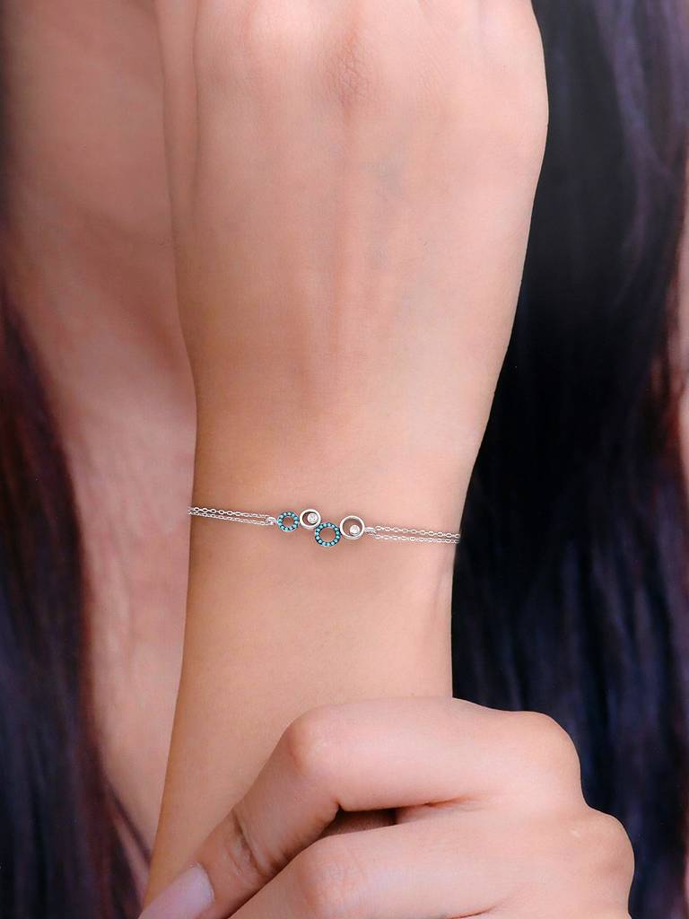 Sterling Silver Circular Radiance Bracelet | Sterling Silver Circular ...