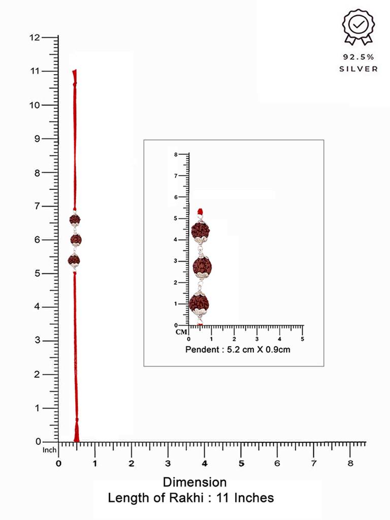 Classic Rudraksha Rakhi | Classic Rudraksha Rakhi · Eternz