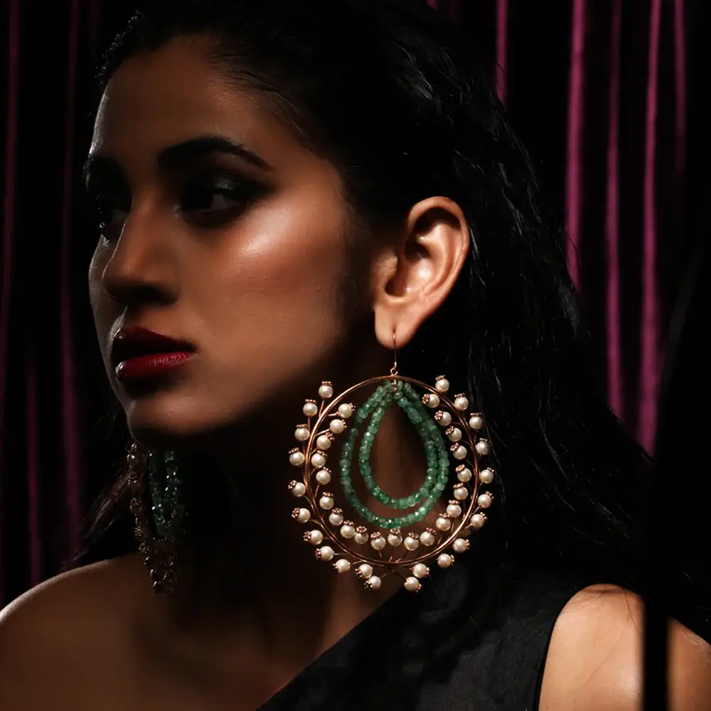 Beryl Goddess Double Loop Hoop Earrings | Beryl Goddess Double Loop ...