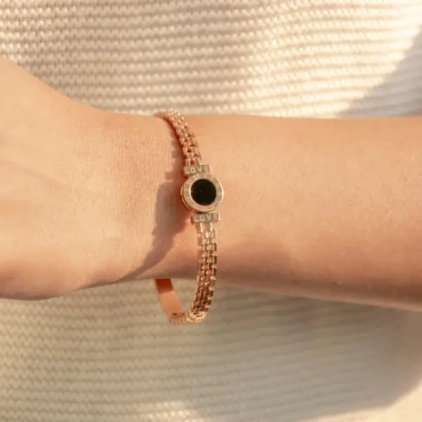 Black Roman Bangle | Black Roman Bangle · Eternz