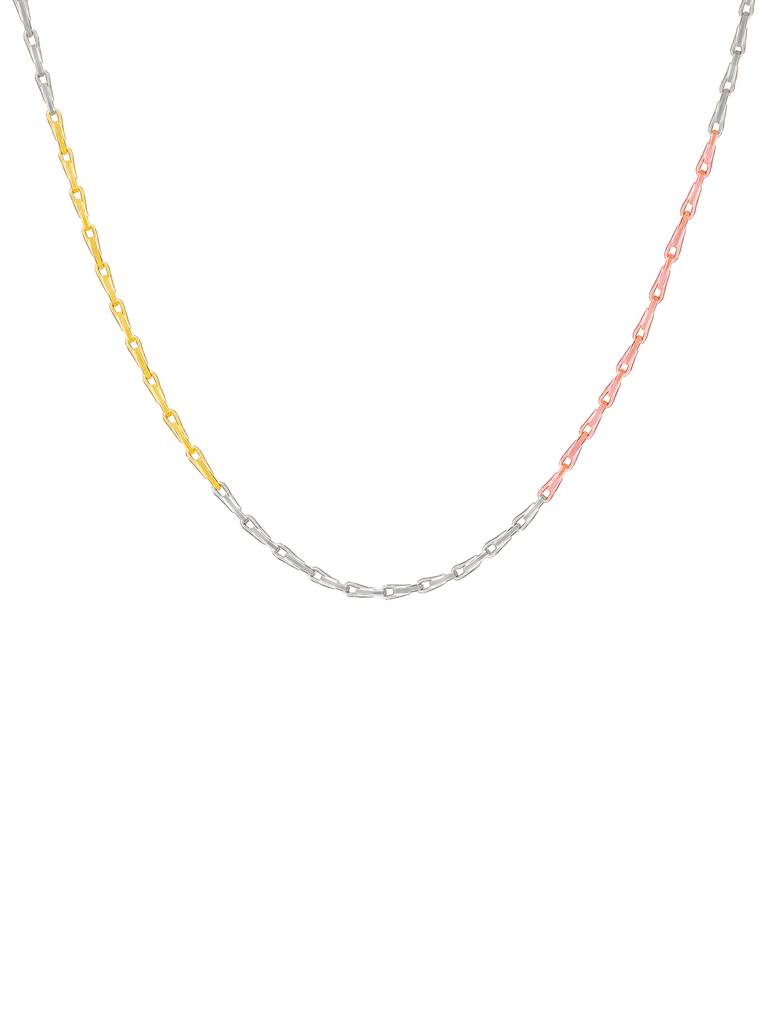 Giva 925 Sterling Silver Three Tone Bar Chain | Giva 925 Sterling ...