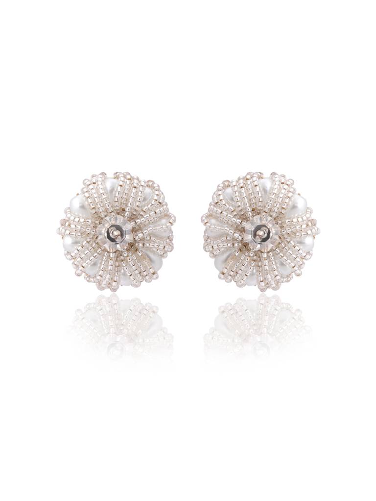 Silver Round Elegant Classic Button Studs | Silver Round Elegant ...