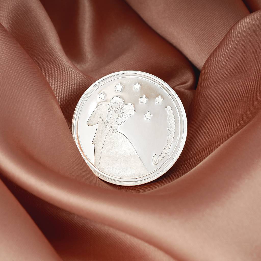 999 Silver Congratulations Love Coin - 10G | 999 Silver Congratulations ...