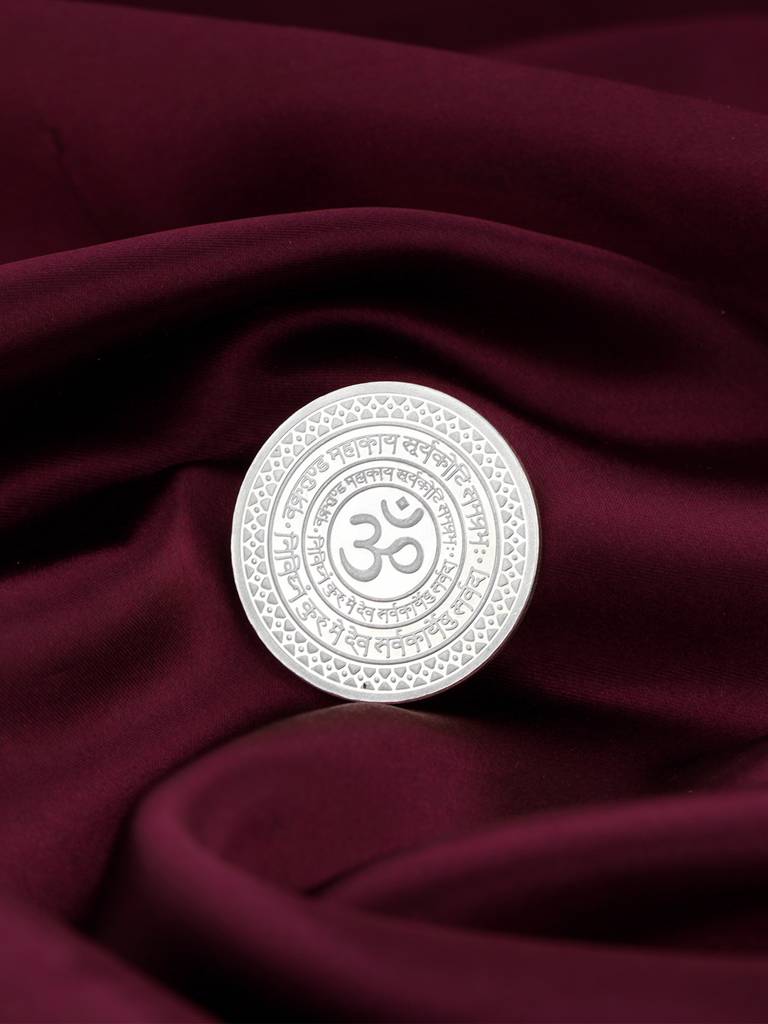 Giva 999 Sterling Silver Om Coin | Giva 999 Sterling Silver Om Coin ...