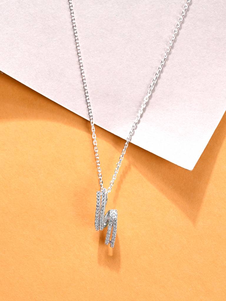 Clara 925 Silver Curl Chain Necklace | Clara 925 Silver Curl Chain ...