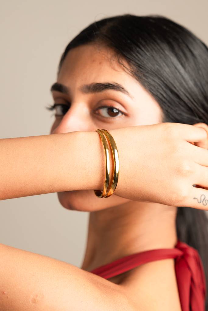 Dual Solid Cuff Bangle | Dual Solid Cuff Bangle · Eternz