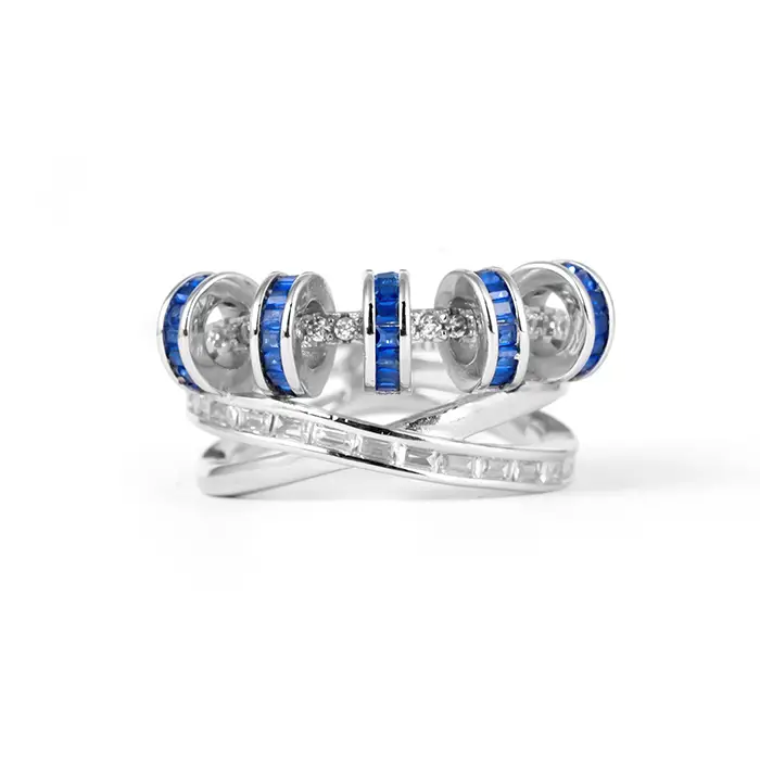 Cerulean Elegance Silver Ring | Cerulean Elegance Silver Ring · Eternz