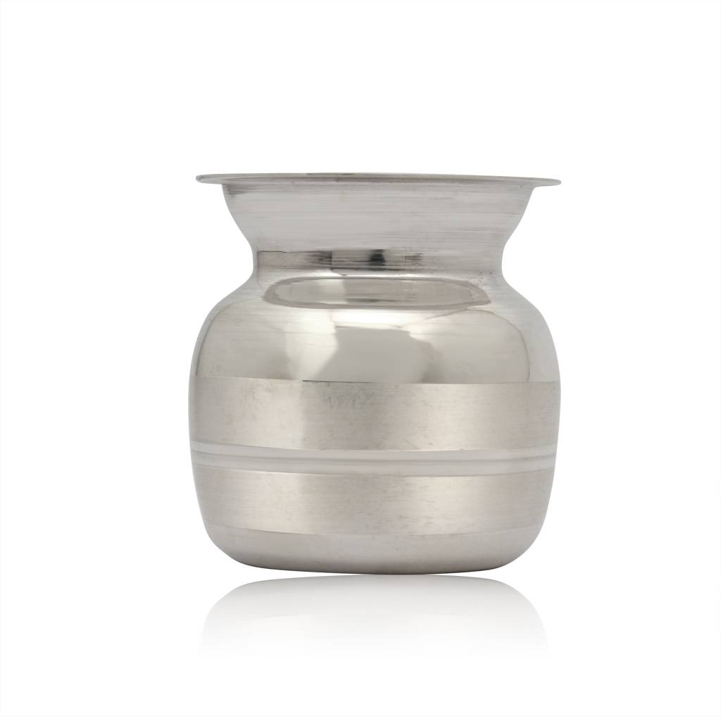 92.5 Silver Pooja Pot Â Sacred Vessel For Rituals, Offerings, And ...