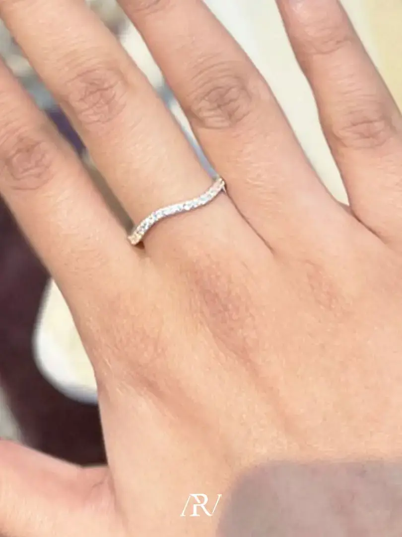 Diamond Wavy Ring | Diamond Wavy Ring · Eternz