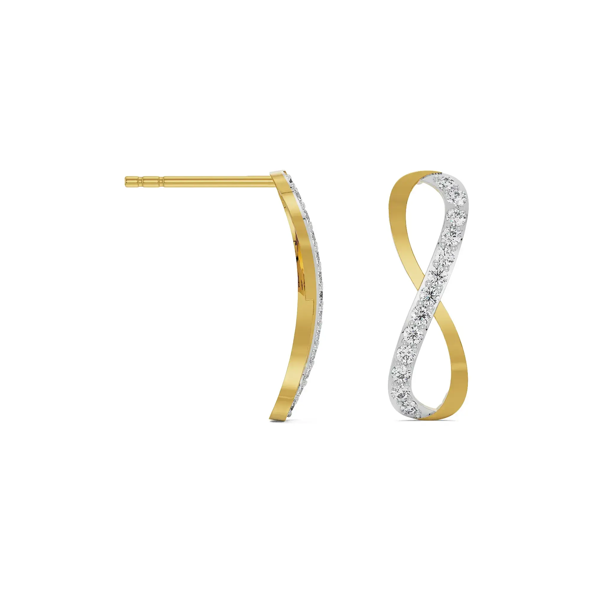 Infinity Diamond Earrings | Infinity Diamond Earrings · Eternz