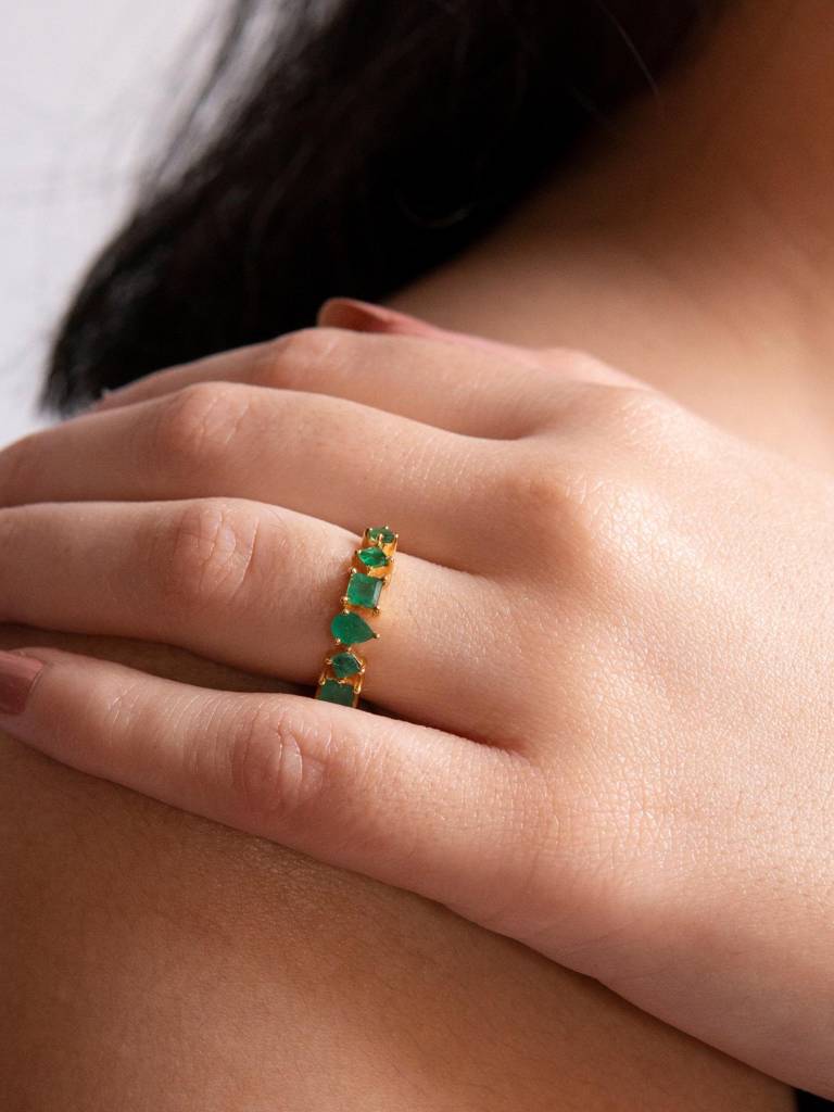 Stac Emerald Shape Ring | Stac Emerald Shape Ring · Eternz