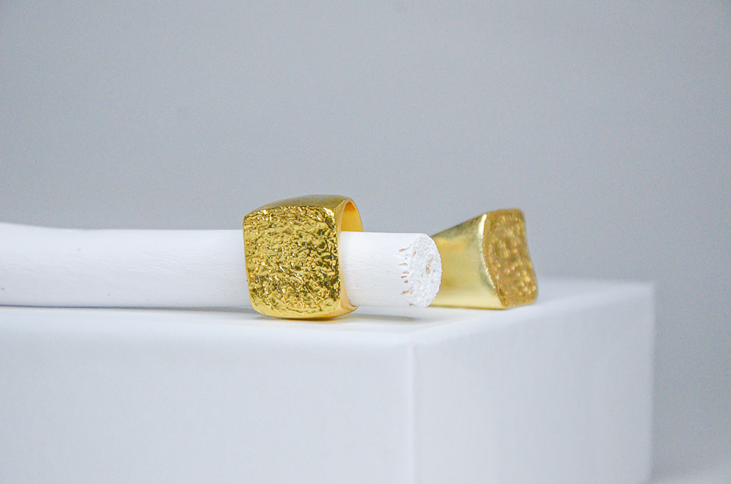 Boxy Boss Ring - Gold Tone | Boxy Boss Ring - Gold Tone · Eternz